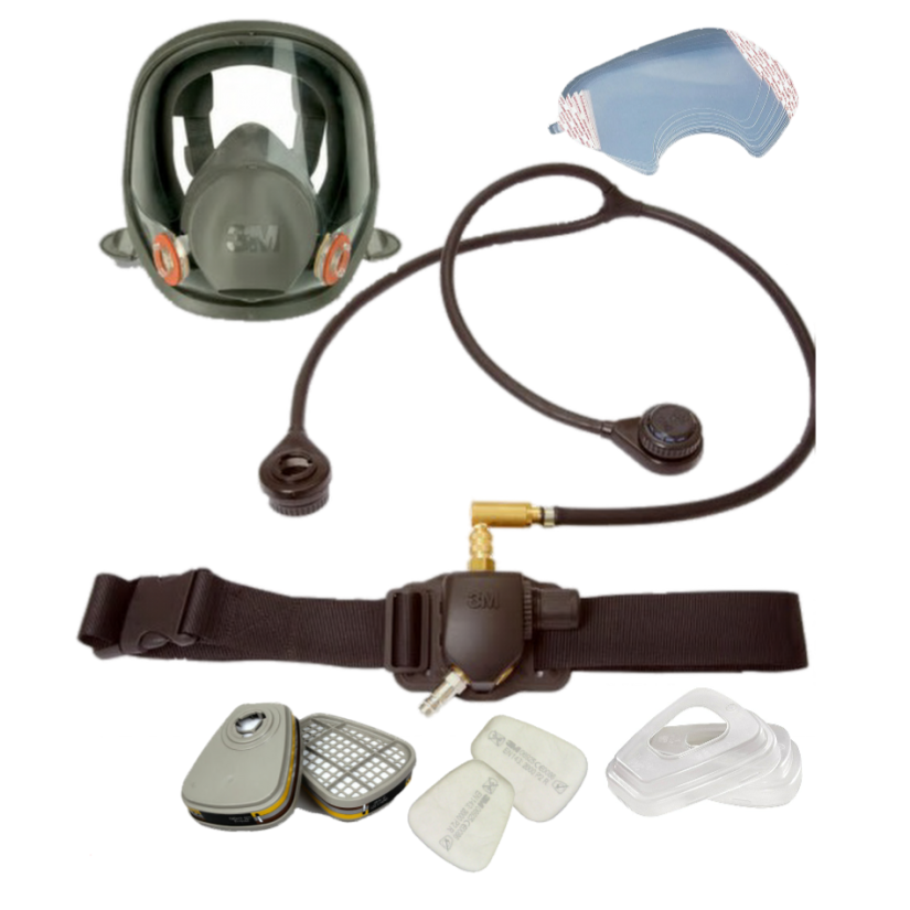 3M 6000 Series Full Face Mask Kit