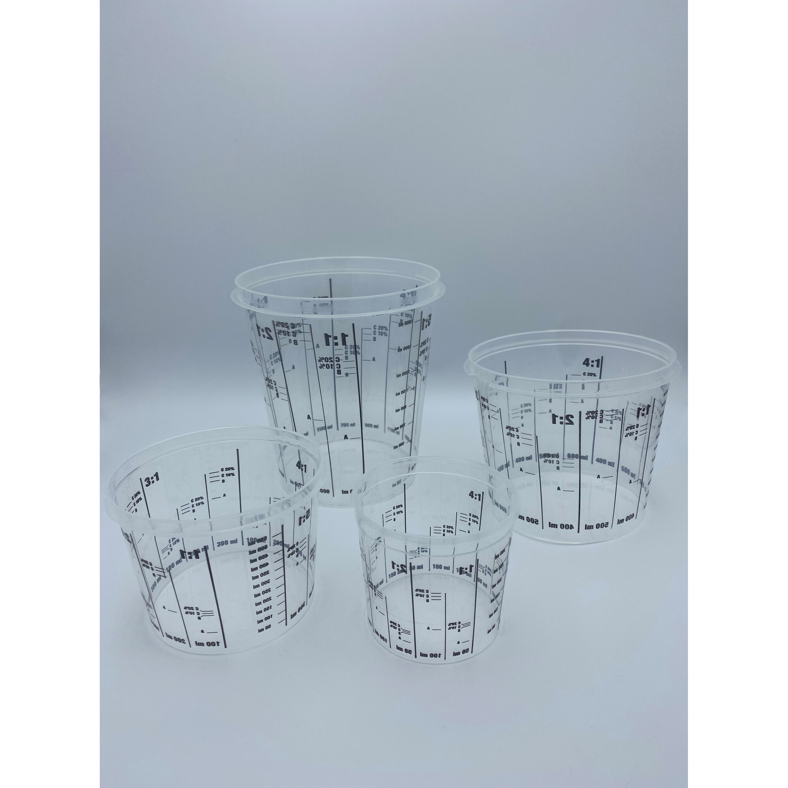 Graduated Plastic Mixing Cup